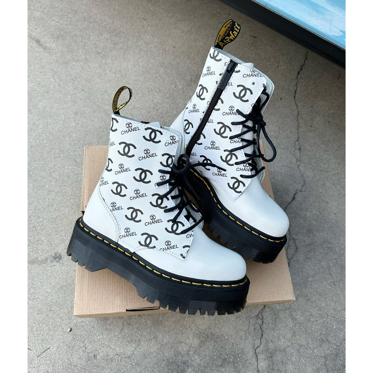 Coco Platform Dr Marten – Wavy Creationz