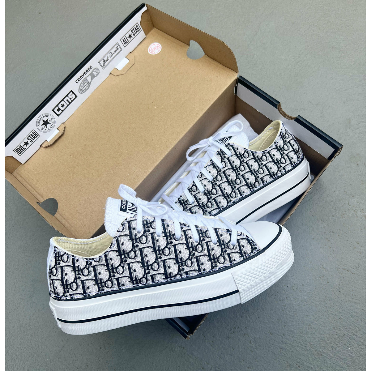 Chris Platform Converse Low – Wavy Creationz